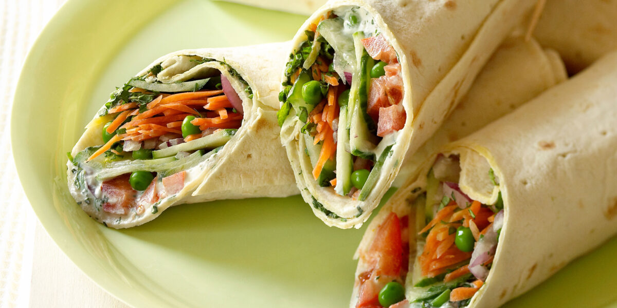 Mediterranean Garden Wraps Recipe – Sunset Magazine