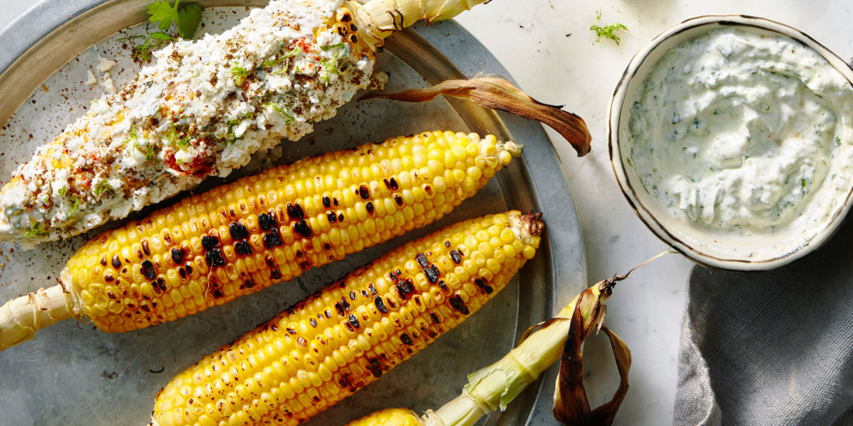 Israeli-Style Grilled Corn Recipe - Sunset Magazine