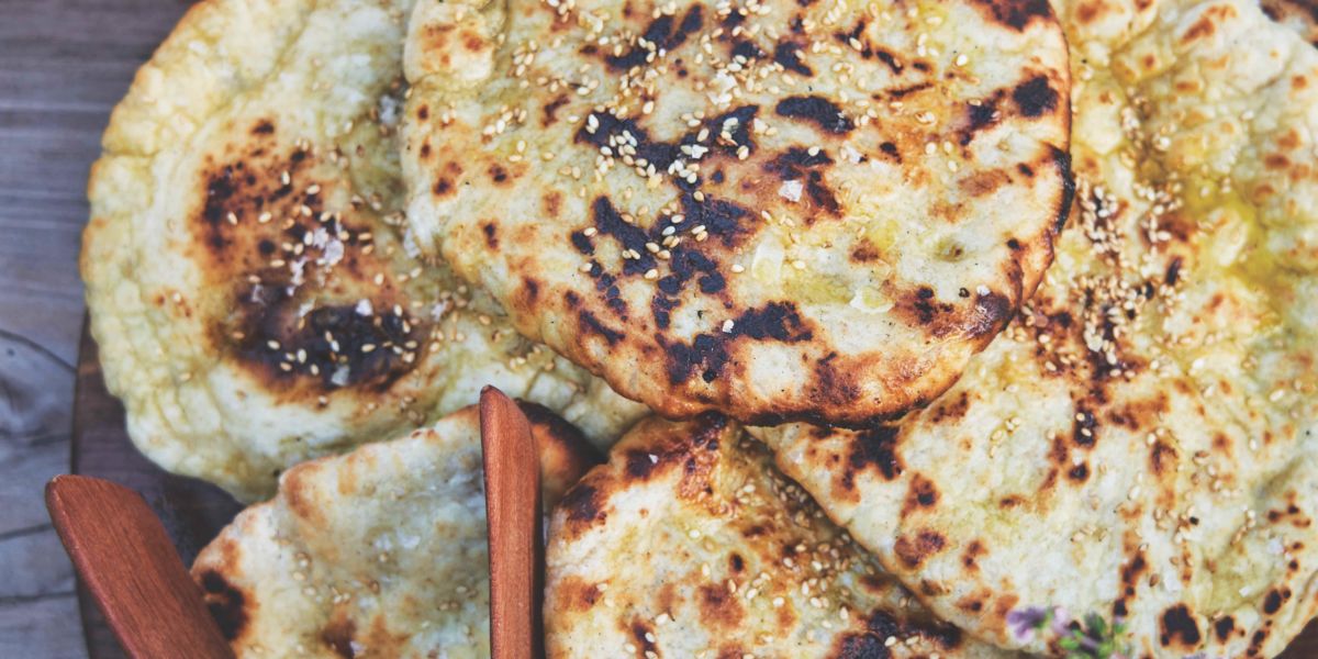 Homemade Sesame Flatbread Recipe - Sunset Magazine