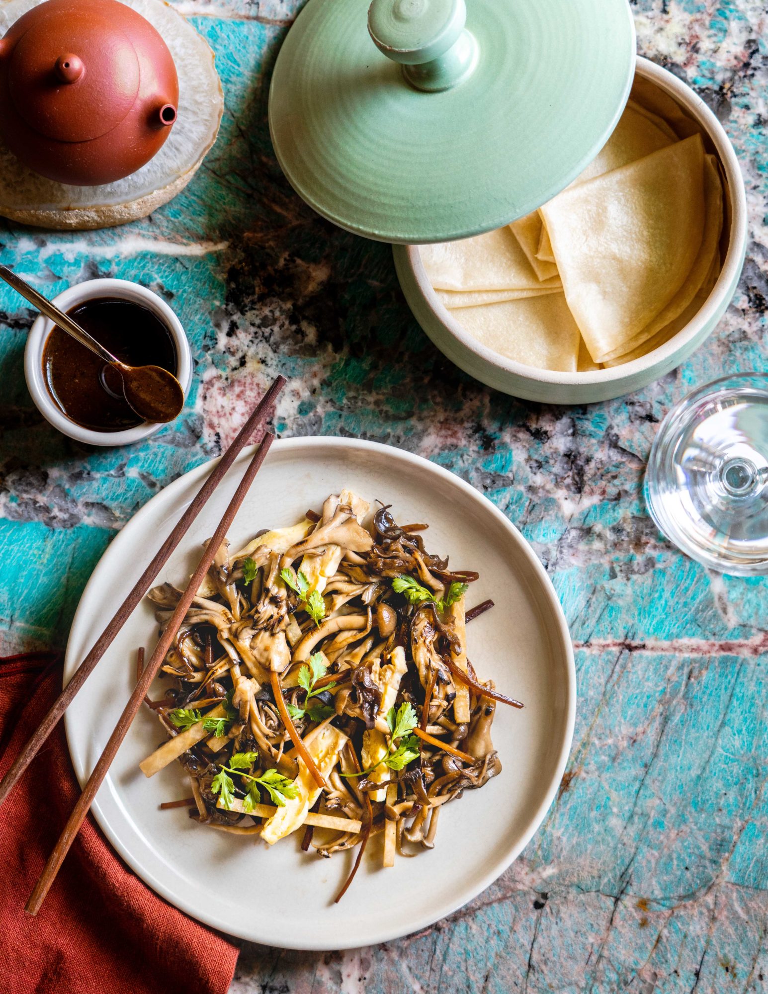 Mu Shu Mushroom Recipe - Sunset Magazine
